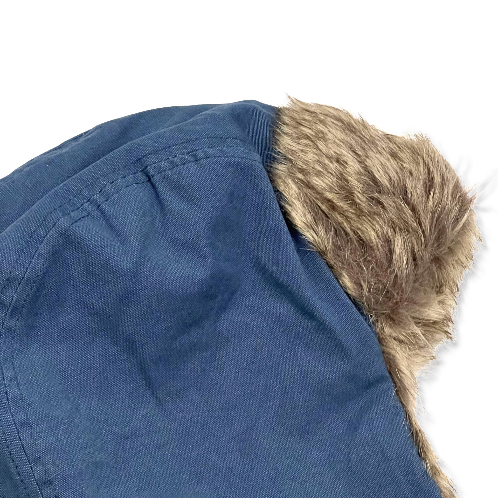 Timberland Faux Fur Trapper Hat in Blue – Deadsea London