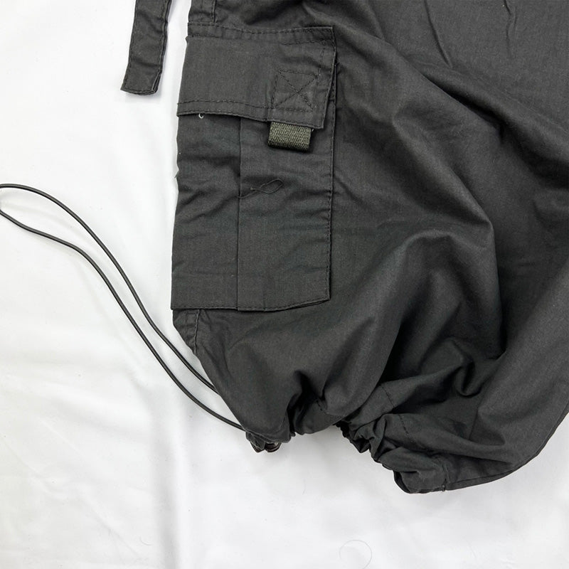 Vintage Criminal Damage Parachute Cargo Trousers in Dark Grey – Deadsea ...